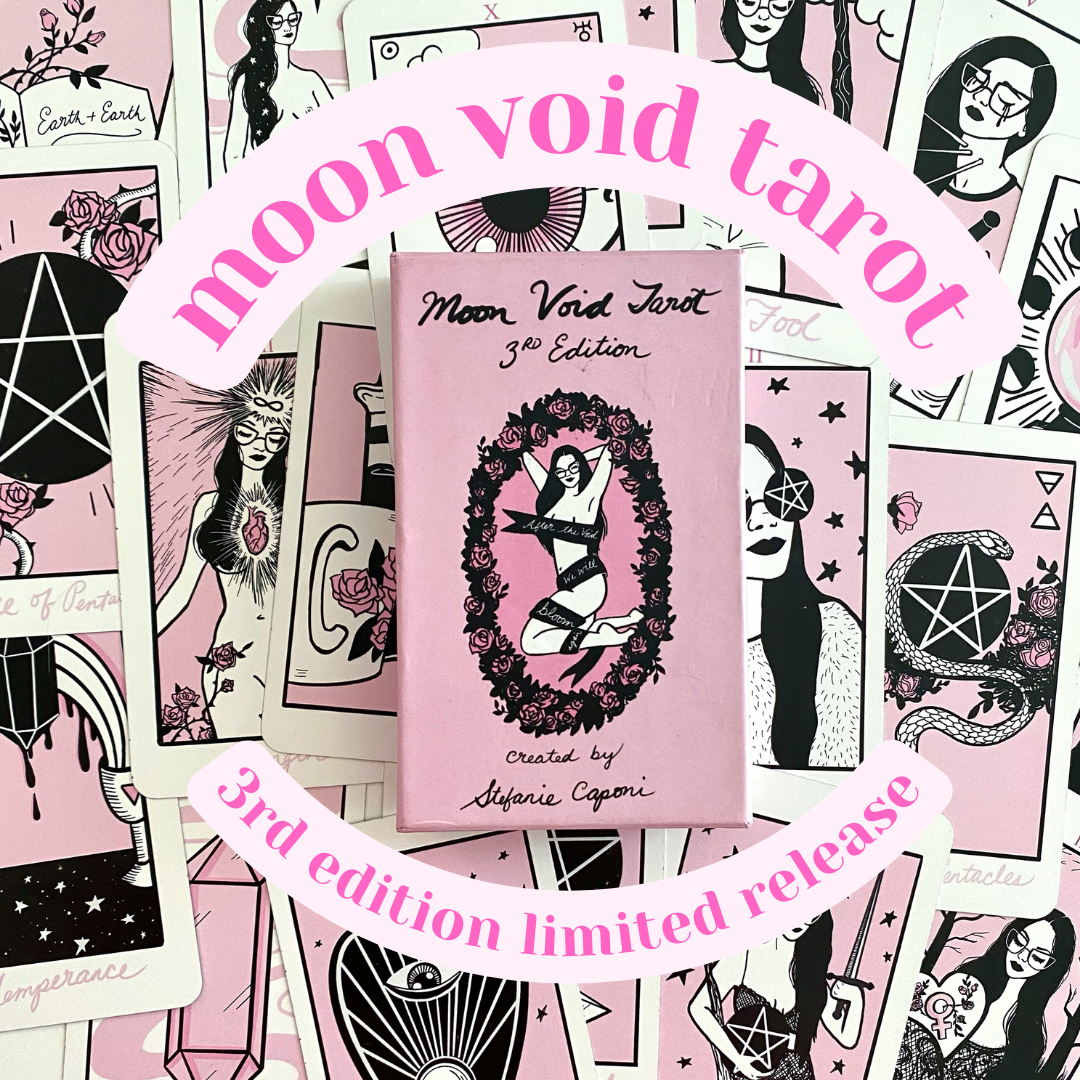 2024 PRE-ORDER Limited Edition Re-issue Moon Void Tarot Deck 3rd Editi